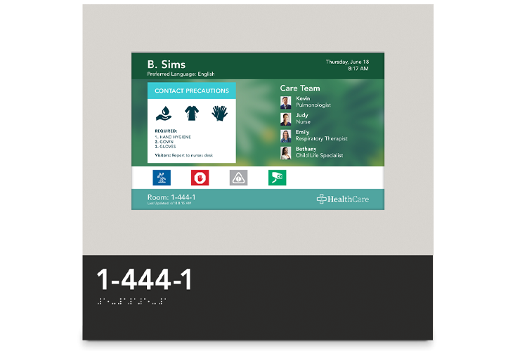 Digital Door Signs | Patient Experience | SONIFI Health