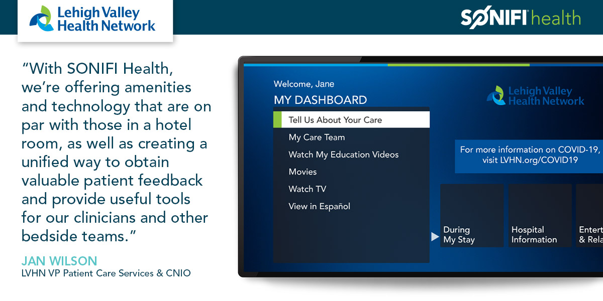 Lehigh Valley partners with SONIFI Health: Press release