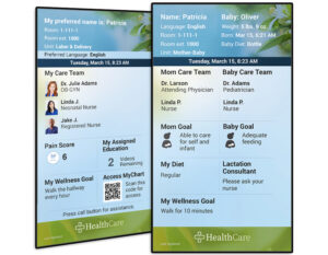 Digital whiteboard mother-baby configuration | SONIFI Health