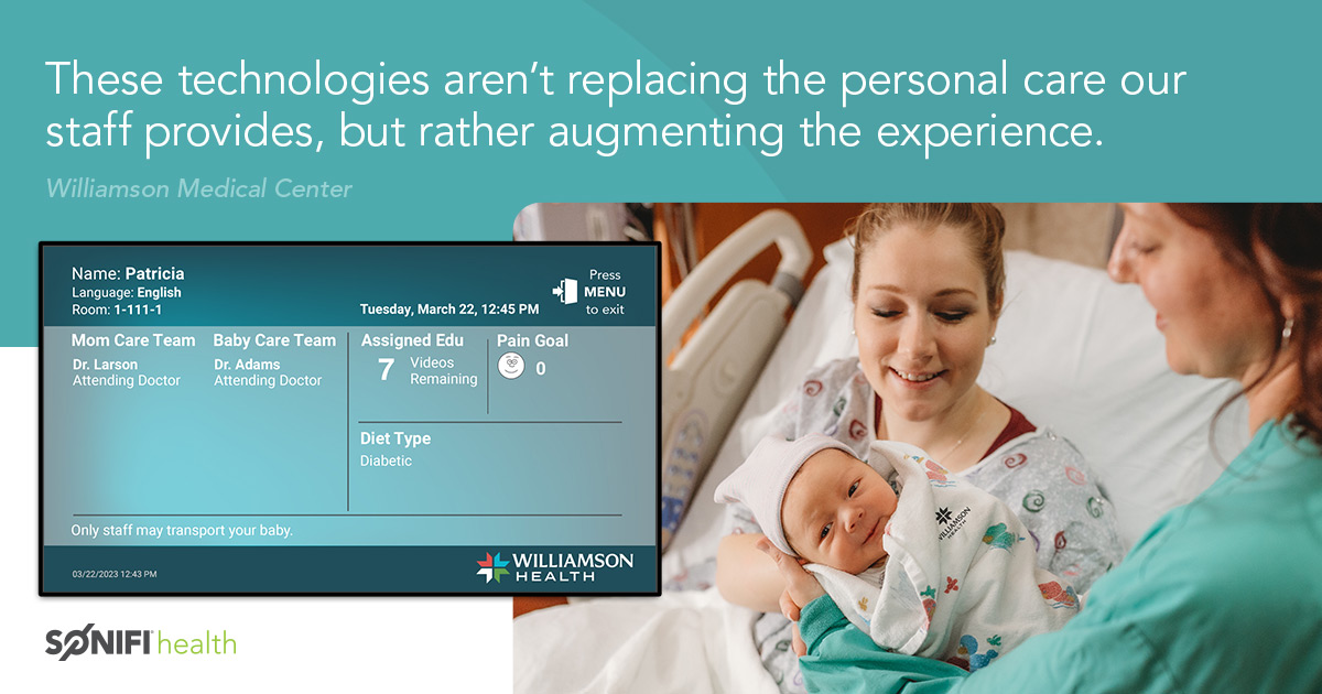 Williamson Health partnership with SONIFI Health