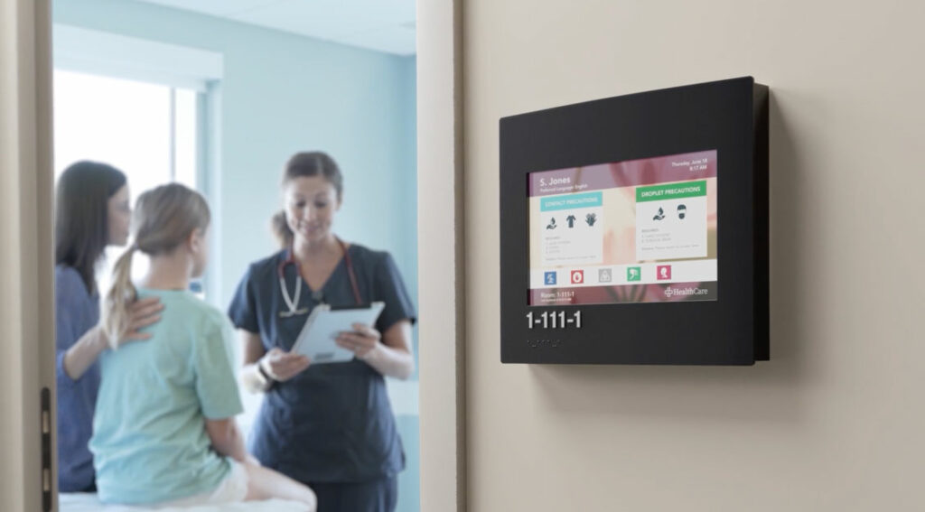 Digital patient door signs | SONIFI Health